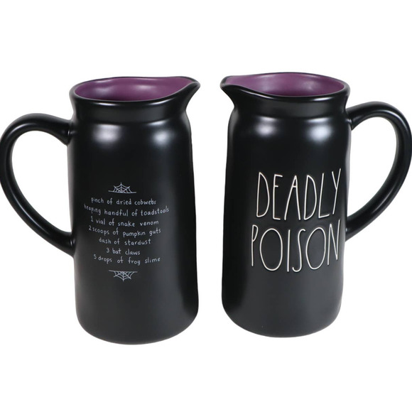 Rae Dunn | Kitchen | Rae Dunn Harry Potter Deadly Poison Recipe Pitcher ...
